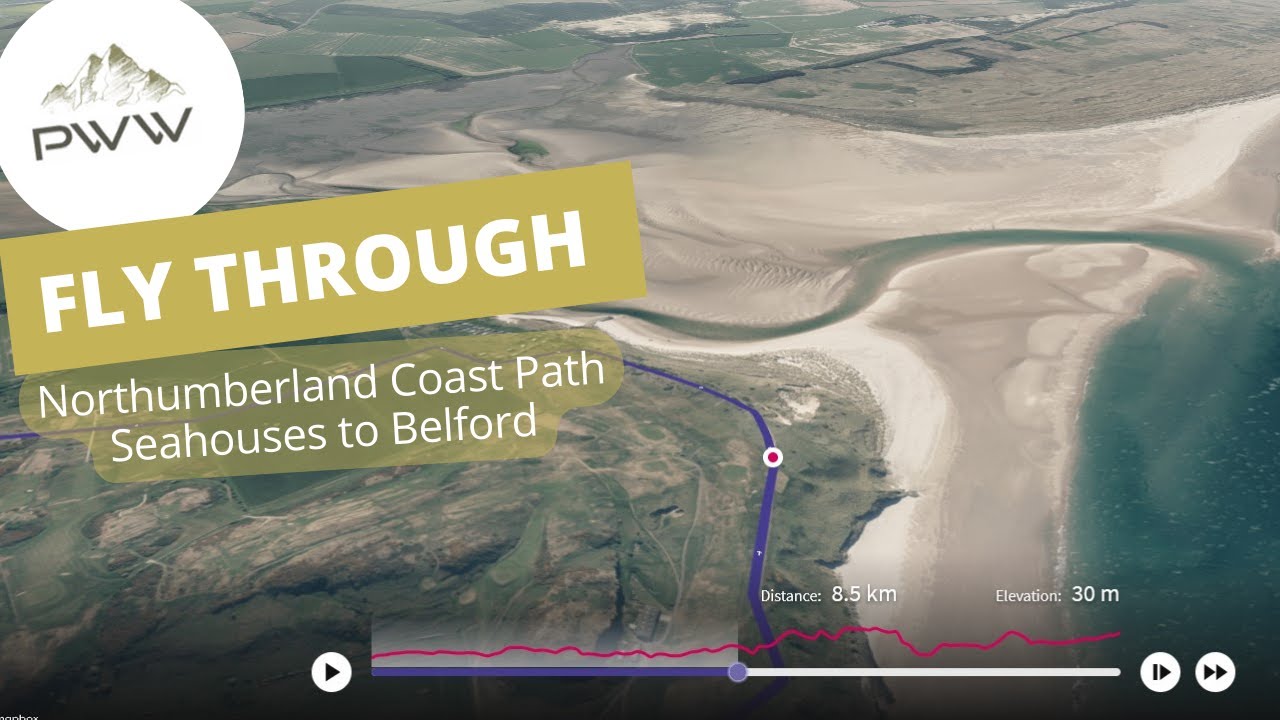 Seahouses to Belford, Northumberland Coast Path – Stage 4. - YouTube