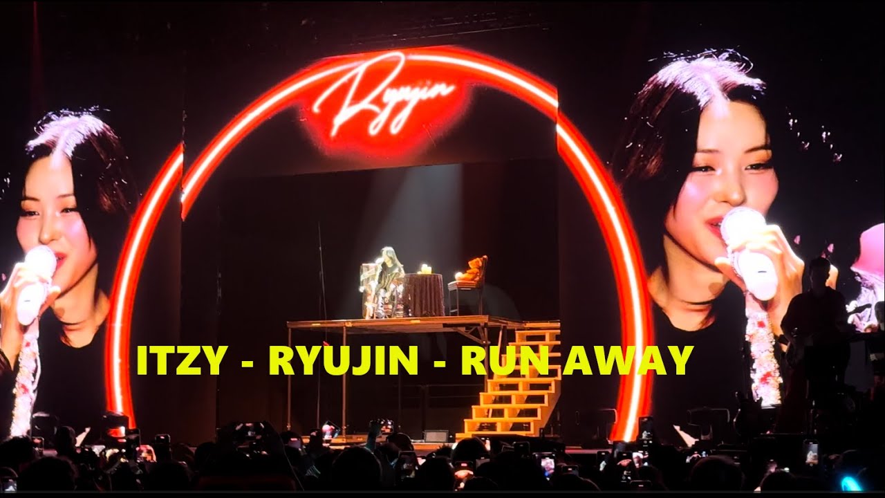 ITZY - SOLO RYUJIN - RUN AWAY - ZENITH PARIS ( 2024 ) - YouTube