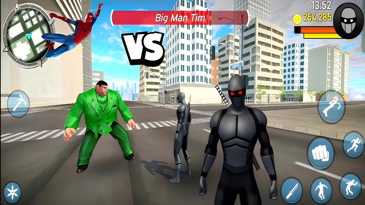 Blue ninja Game🥷Blue ninja Superhero Gangstar City Part#23 - New Games ...