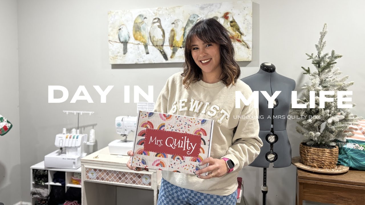 A Quilting Subscription Box!! Let's Unbox My Second Mrs. Quilty Box ...