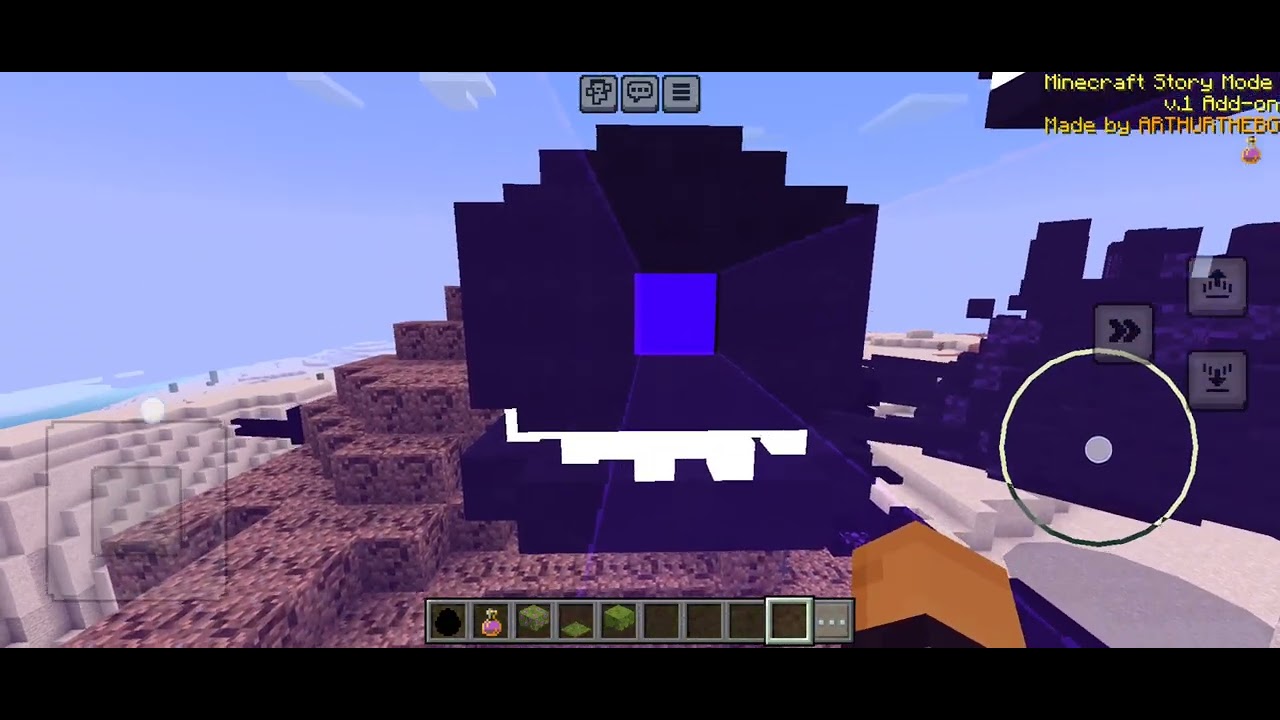 showcasing the minecraft story mode in minecraft addon - YouTube