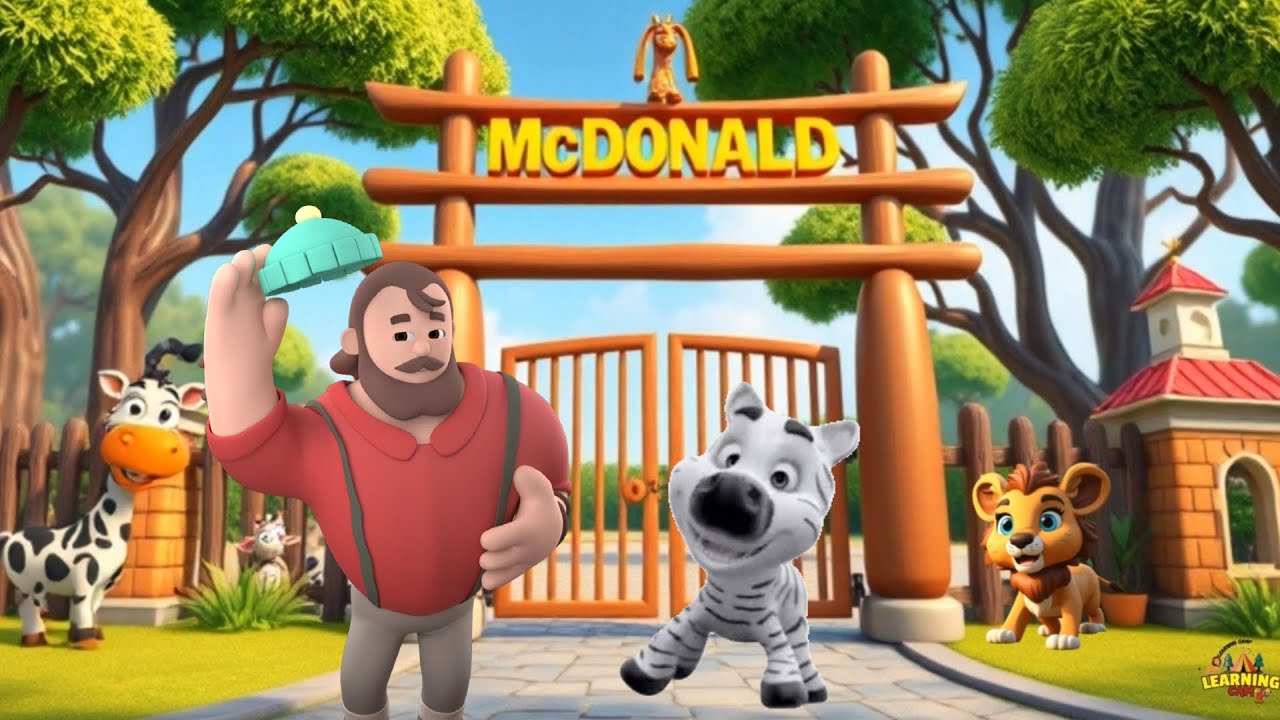 Old MacDonald Had A Zoo | Nursery Rhymes & Kids Songs - YouTube