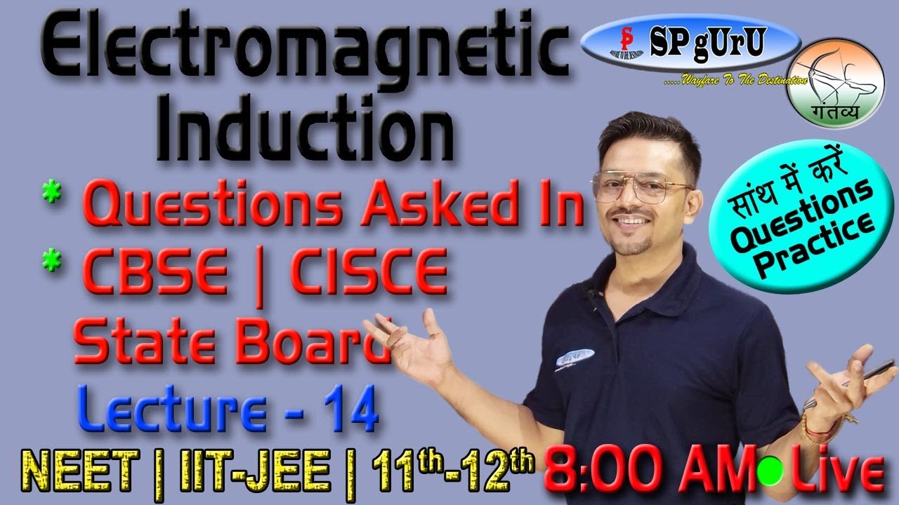 Electromagnetic Induction | EMI | Lecture 14 | NEET | IIT-JEE | #12th ...