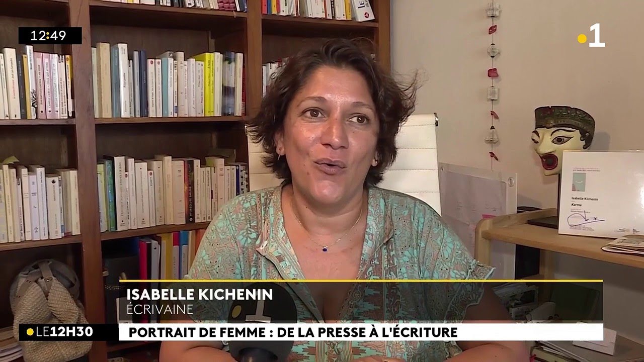 Portrait d’Isabelle Kichenin, passée de la presse à l’écriture - YouTube
