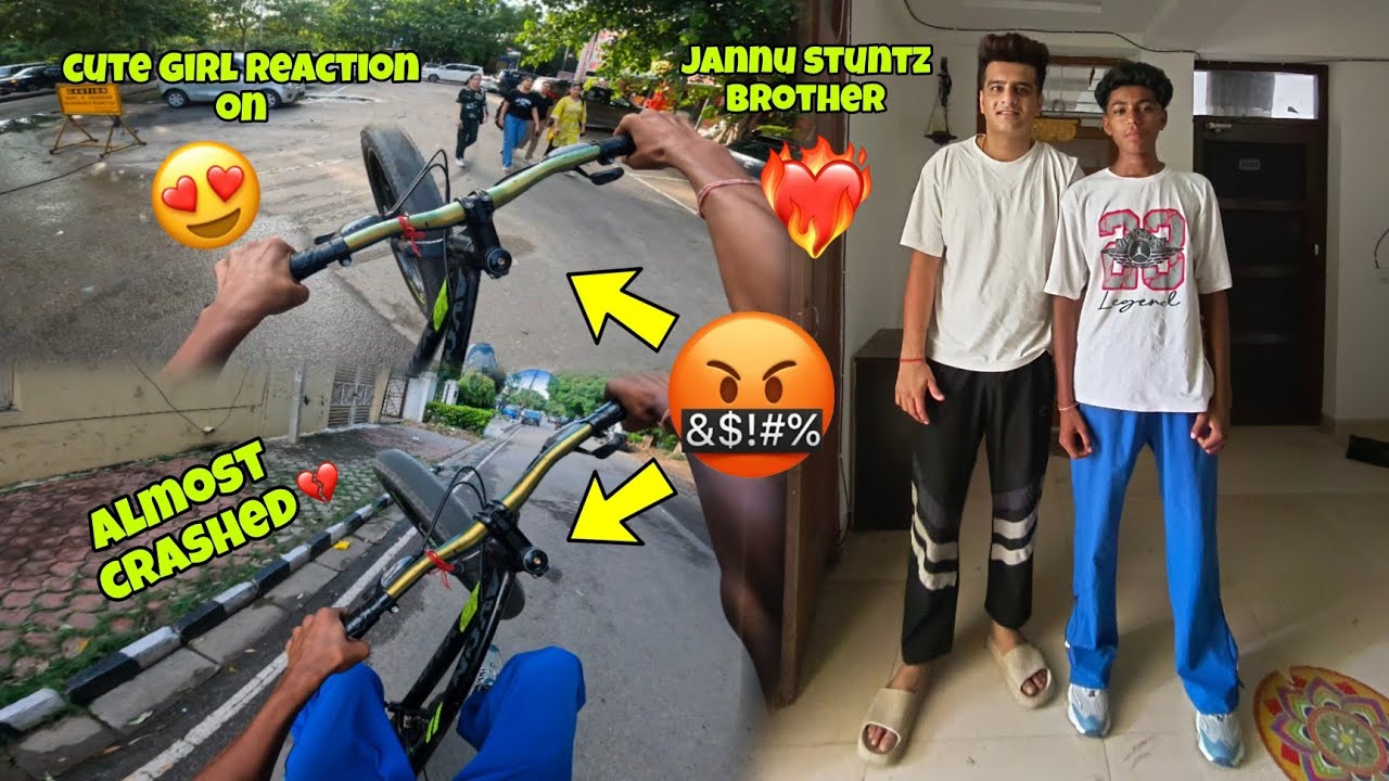 Cute girl reaction on 😍🥰 @Motovloggerjannustunts Daerm come true ️ ...