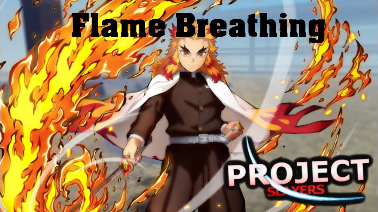 Flame Breathing Showcase (Roblox Project Slayers) - YouTube