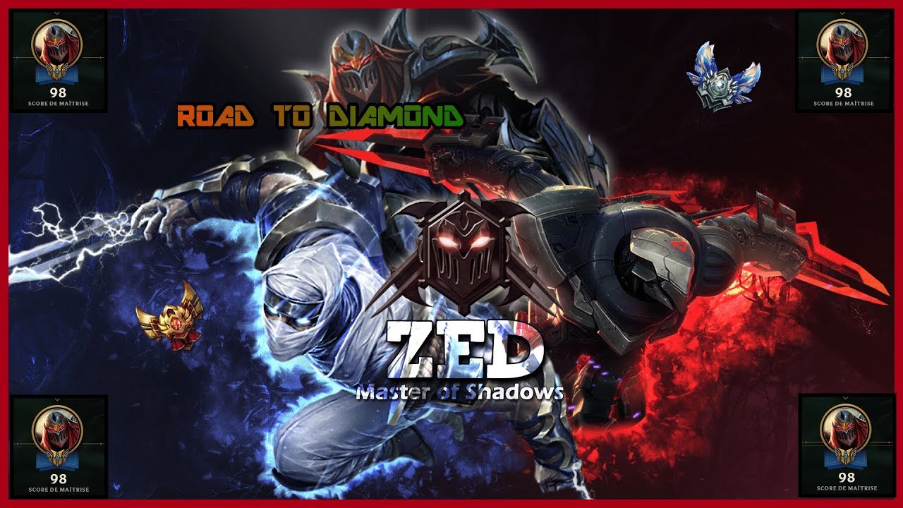 ZED MASTERY 7 COMPILATION || 200-300 IQ! - YouTube