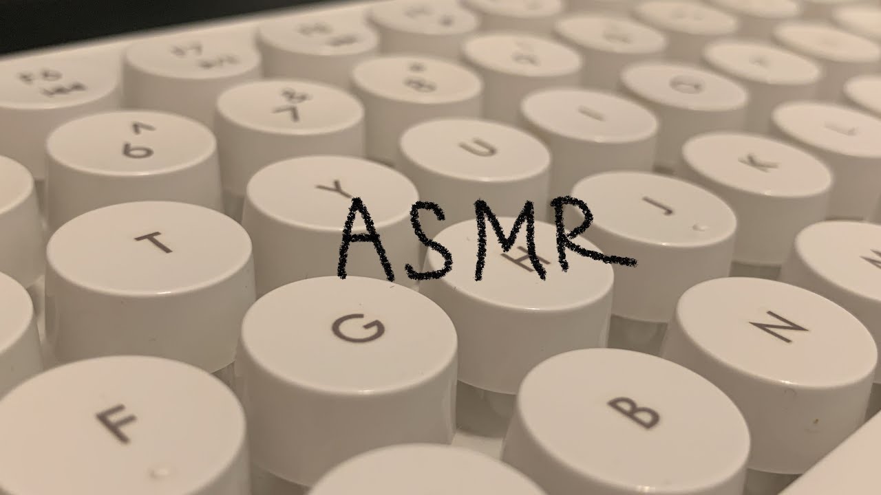 Keyboard ASMR ⌨️ No background music & no talking - YouTube