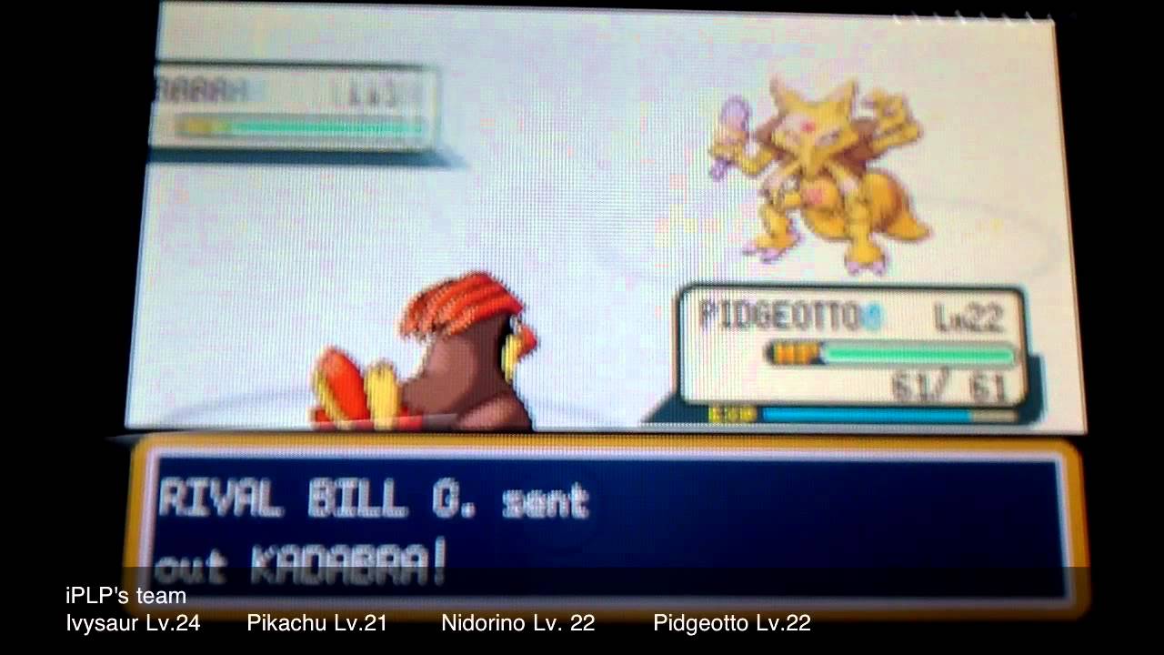 Pokemon Fire Red Boss Battles #6- Rival Battle 4 - YouTube