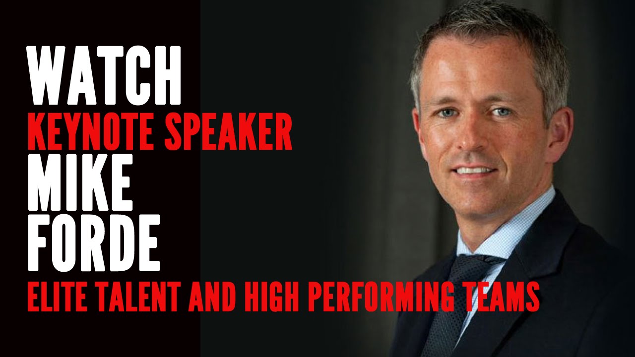 Mike Forde - High Performing Teams Keynote Speaker - YouTube