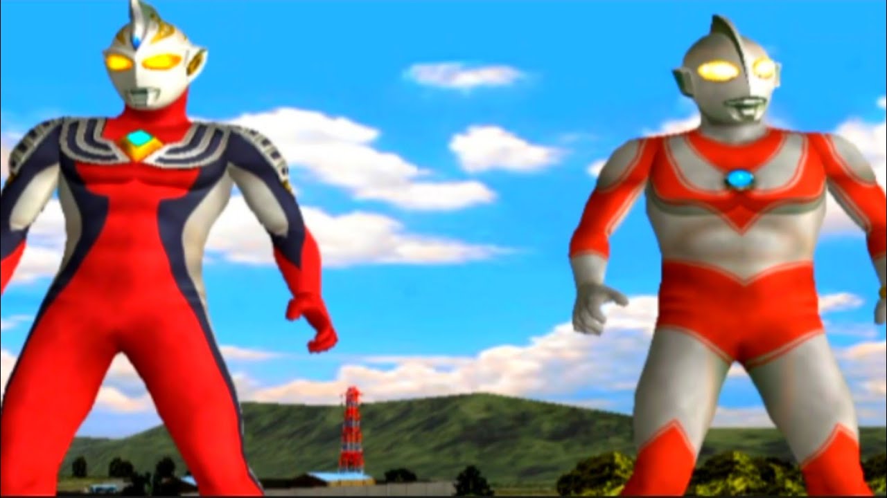TAG TEAM HD - Ultraman justice & Ultraman jack vs Red king - Ultraman ...