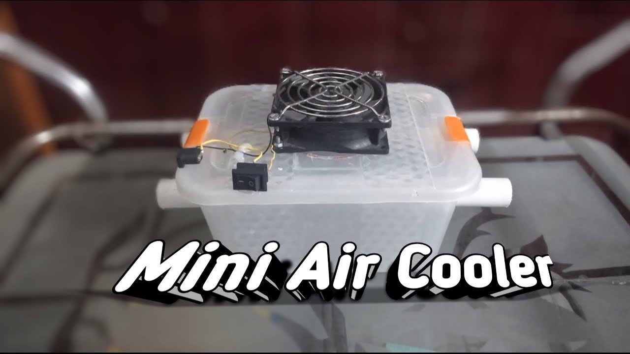 How To Make A Mini Air Cooler At Home: Easy Trick/dIY Air Conditioner ...