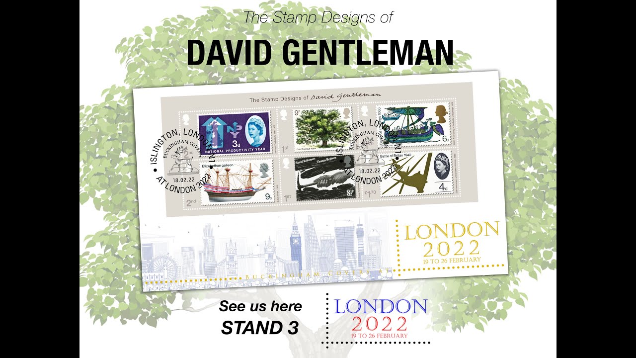 Stamps Designs of David Gentleman: London 2022 International Stamp Show ...