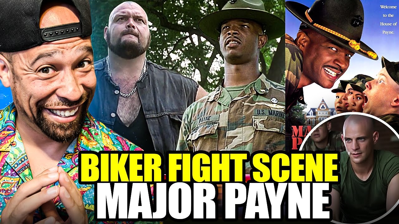 I've NEVER seen Major Payne! Biker Fight Scene reaction lol.... - YouTube