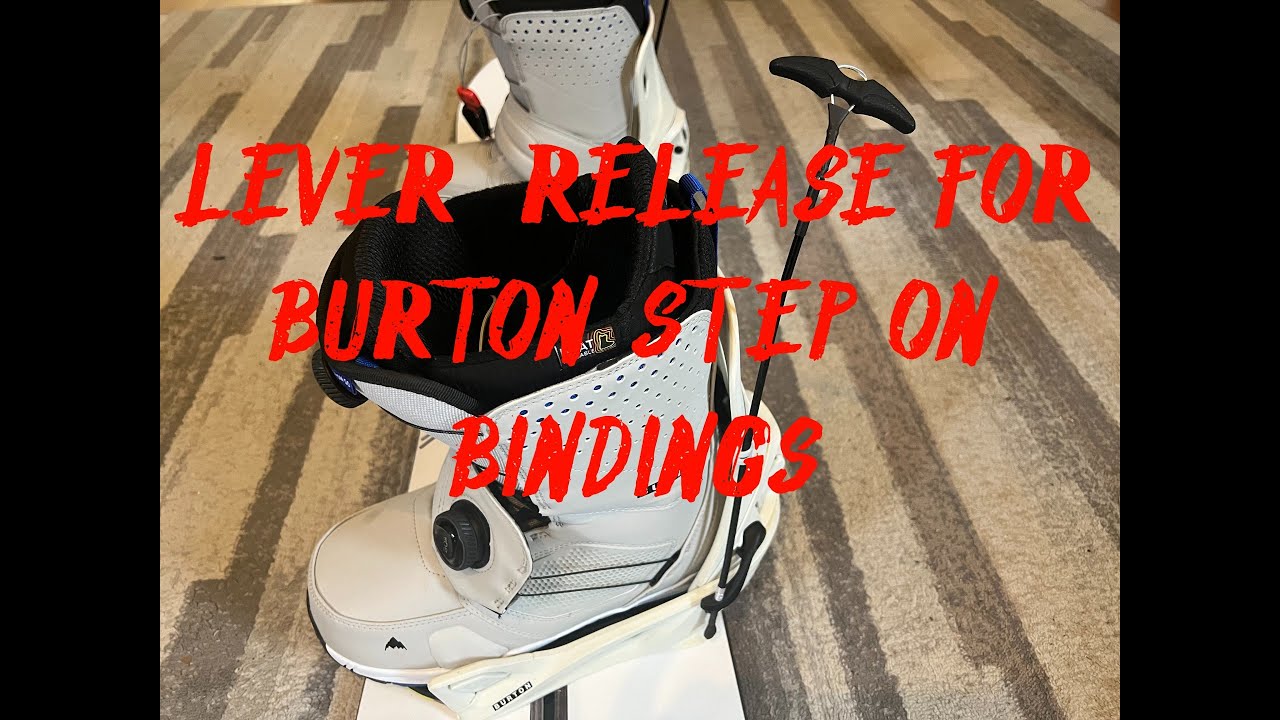 Burton Step On Bindings - Making a Binding Lever Release Cable - YouTube