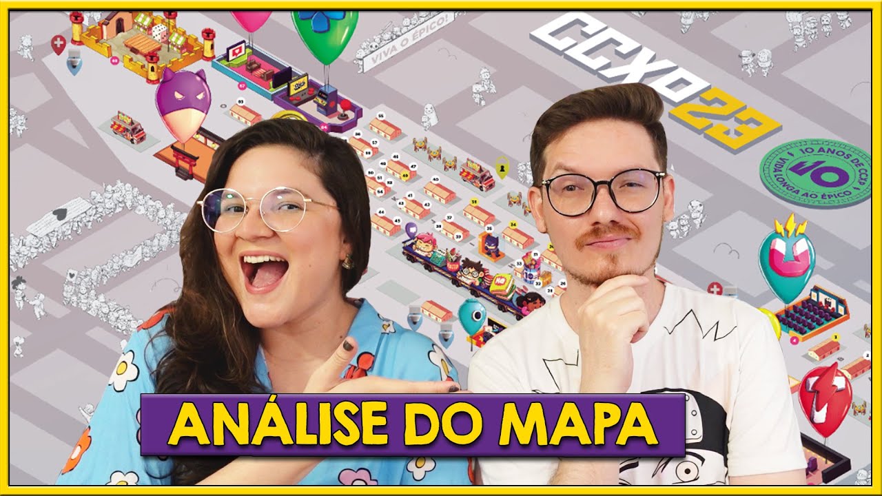 CCXP 2023 MAPA ATUALIZADO E ANÁLISE COMPLETA 🖖 - YouTube