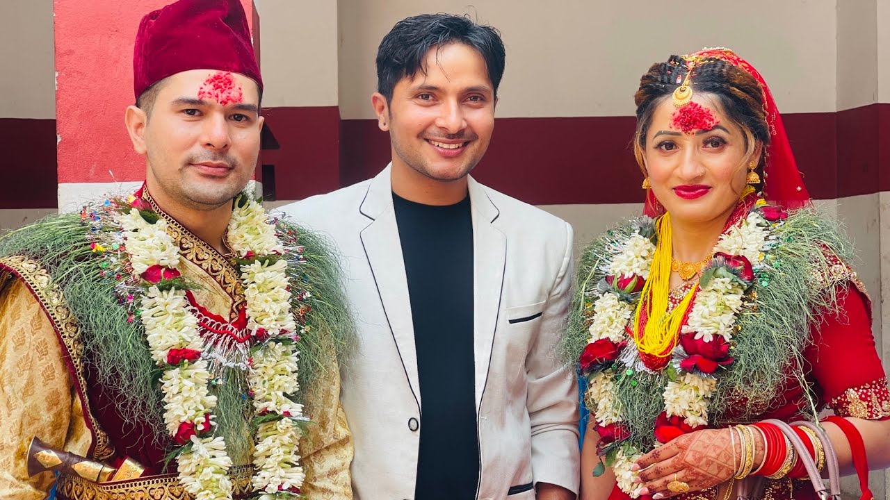 कलाकार सबिता खड्का ले यसरी गरिन बिहे, कलाकारको बाक्लो उपस्थिति Saroj ...