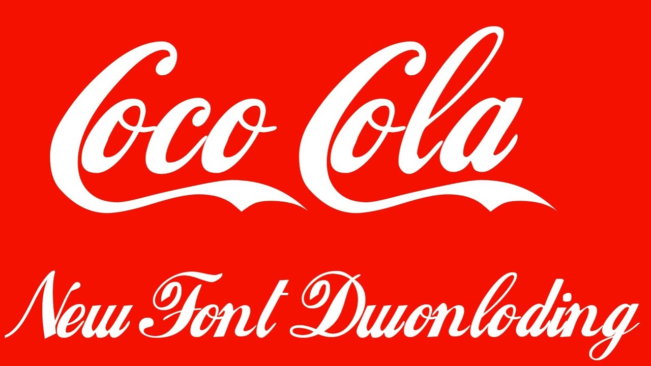coco cola font | coca cola font logo design in pixellab tutorial | coco ...