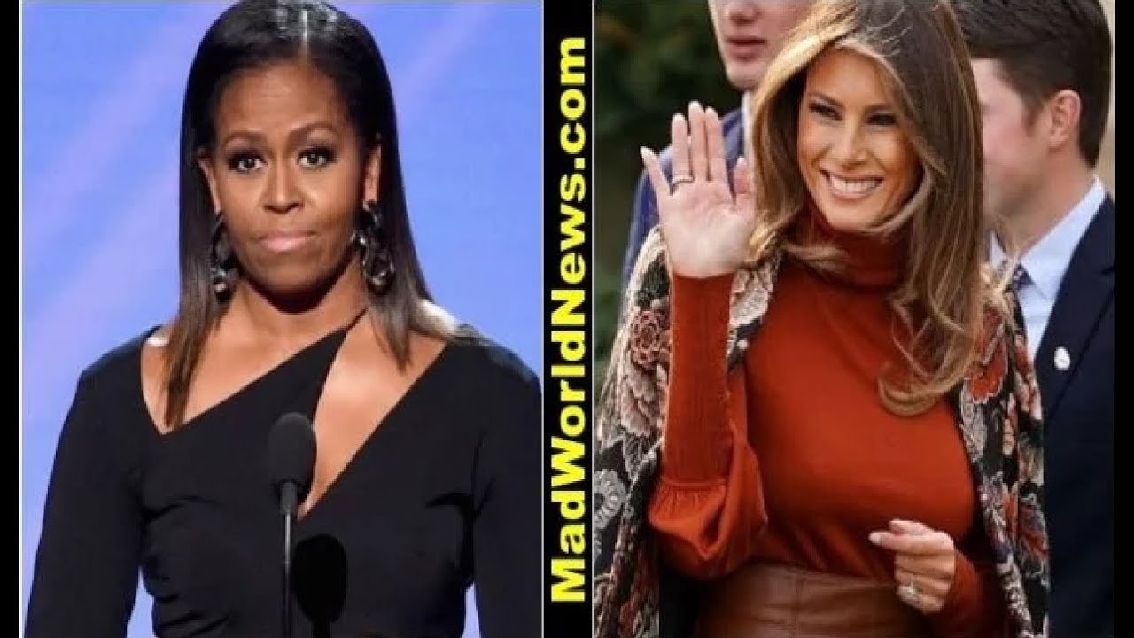 As Melania Gives Preview Of Christmas Decor, Michelle’s Minions Protest ...