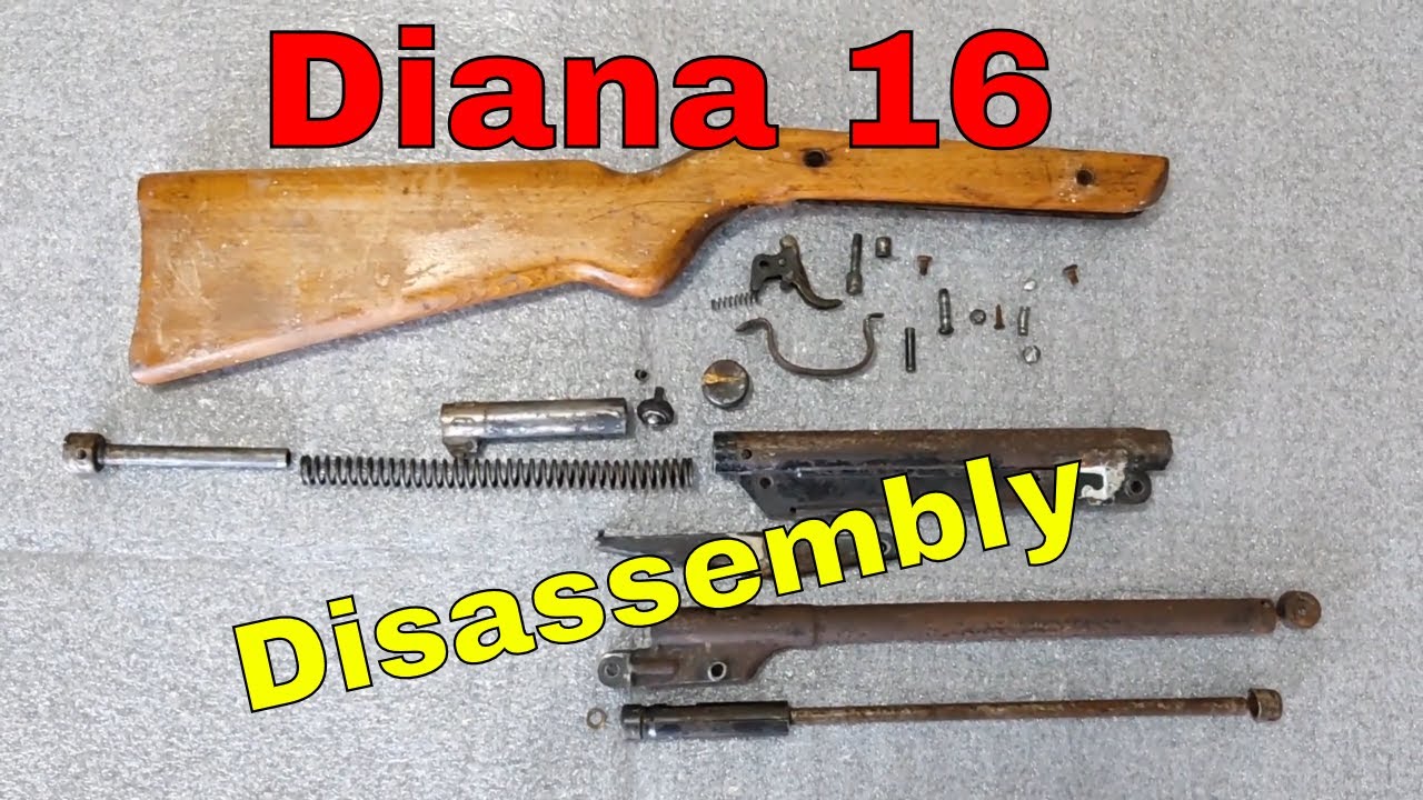 (Disassembly) Desmontar Diana Model 16 - YouTube