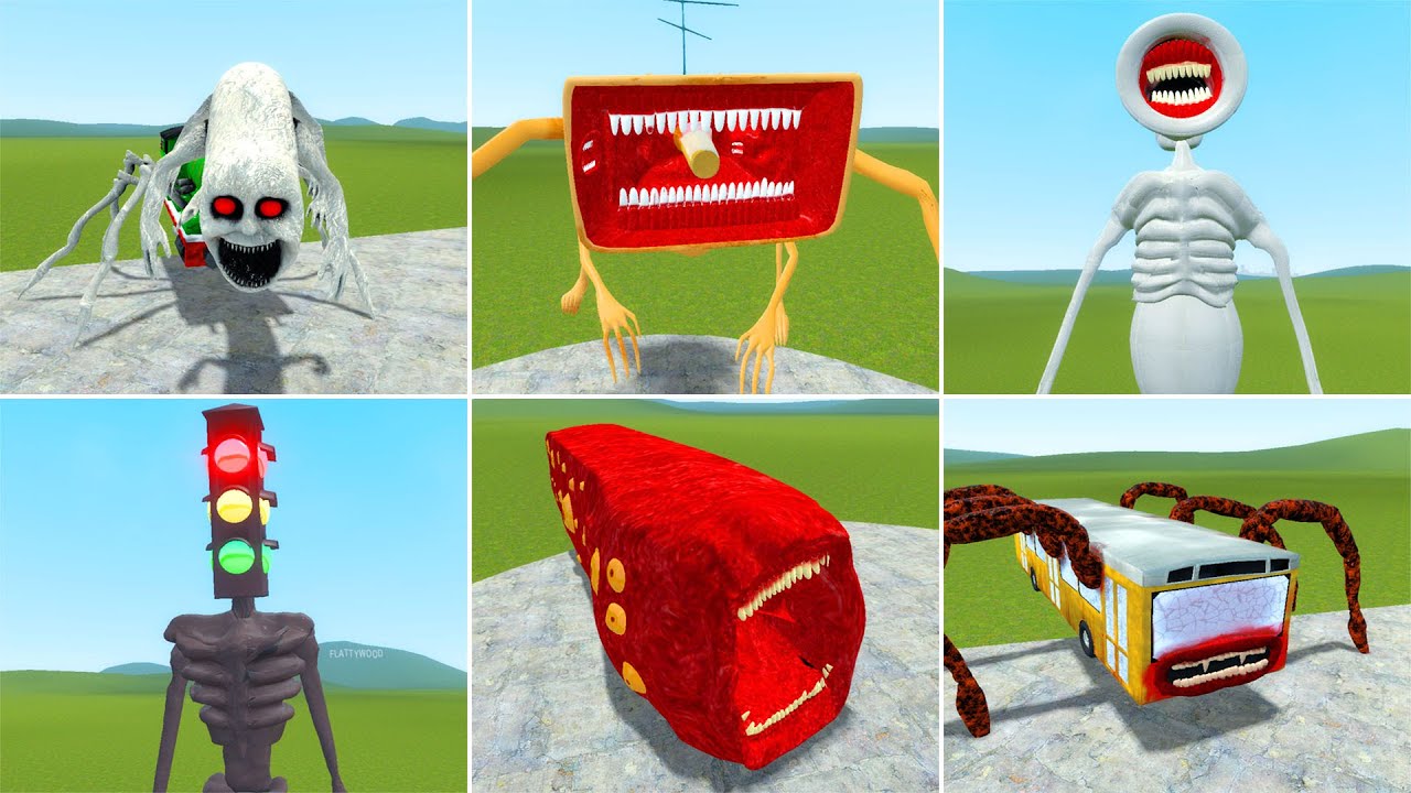 BUS EATER, MEGAHORN, PERCY TRAIN, THE GREAT MEGAPHONE, TRAFFIC LIGHT ...