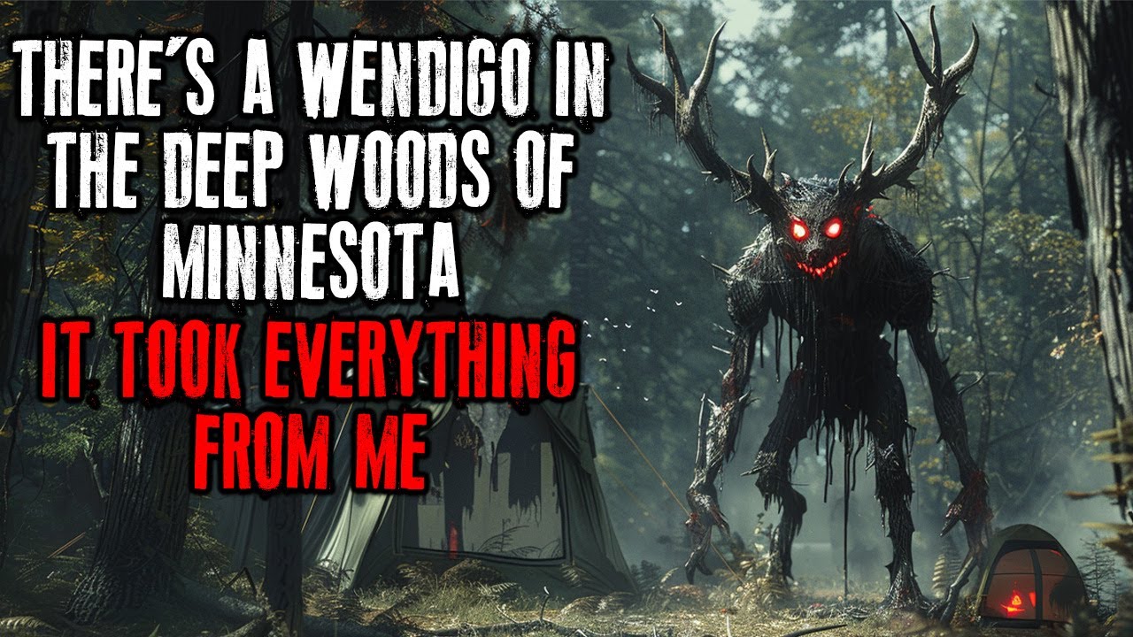 There's a Wendigo in the Deep Woods of Minnesota | Black Screen For ...