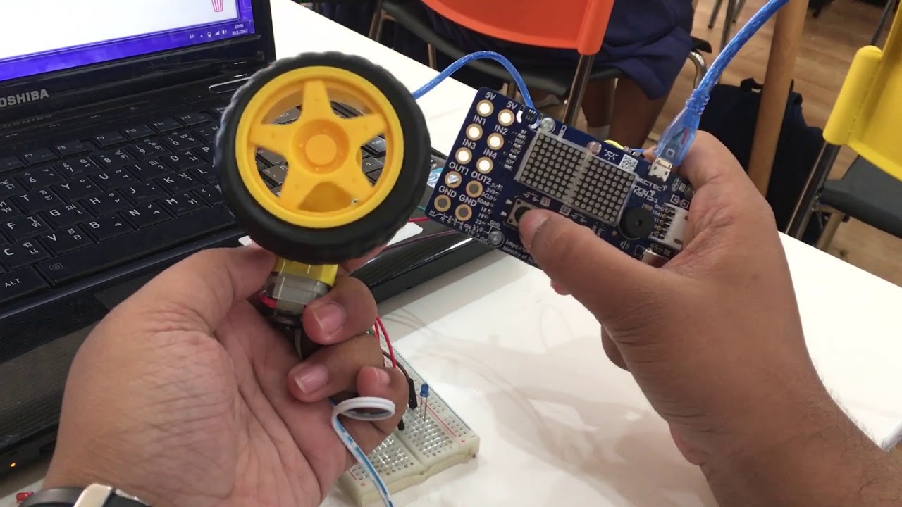 KIDBRIGHT EP 7 OUTPUT DISPLAY MOTOR - YouTube