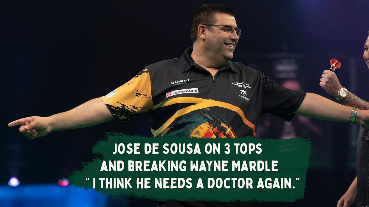 Jose De Sousa on 3 tops and breaking Wayne Mardle " I think he needs a ...