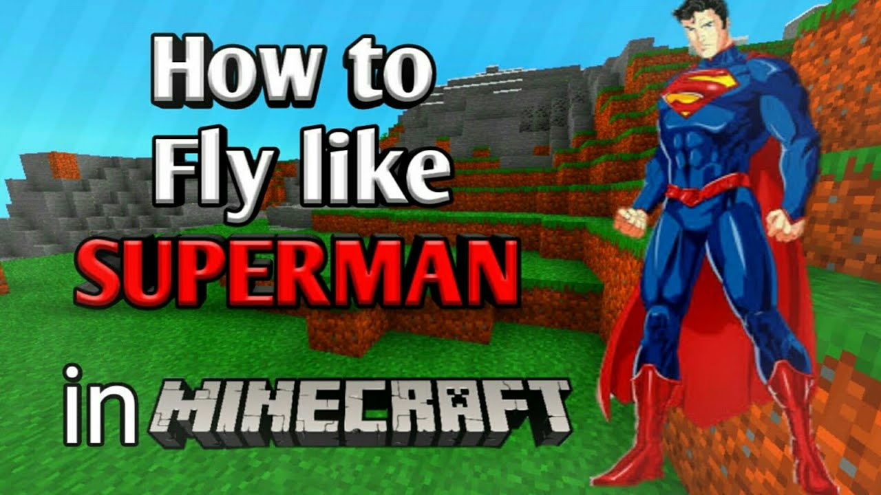 Fly in Minecraft with Animation / Minecraft Bedrock - YouTube