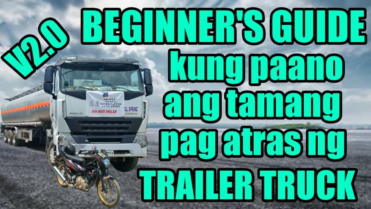 Paano mag drive ng trailer truck | truck driving tagalog version - YouTube