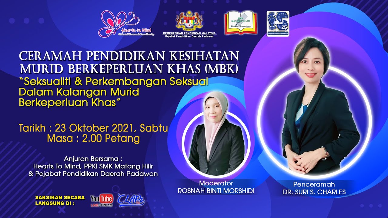 CERAMAH PENDIDIKAN KESIHATAN MURID BERKEPERLUAN KHAS (MBK) - YouTube