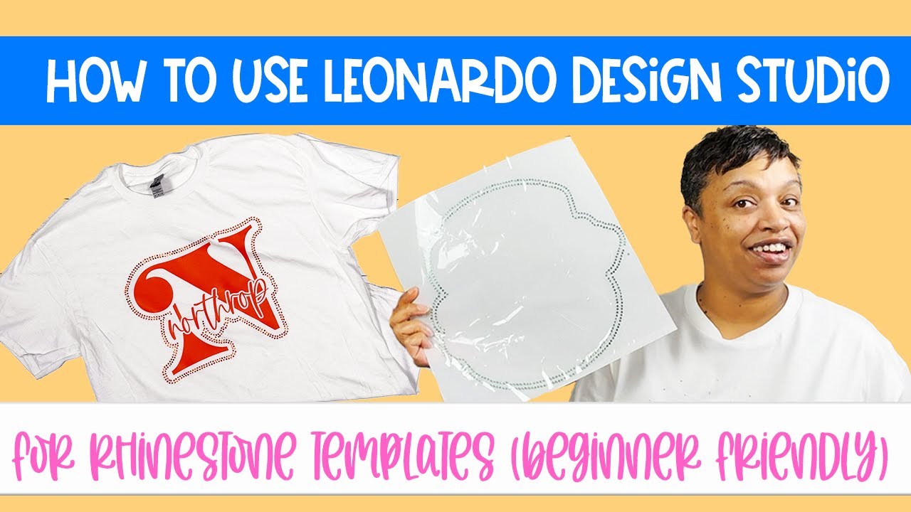 How To Use Leonardo Design Studio for Rhinestone Templates - YouTube