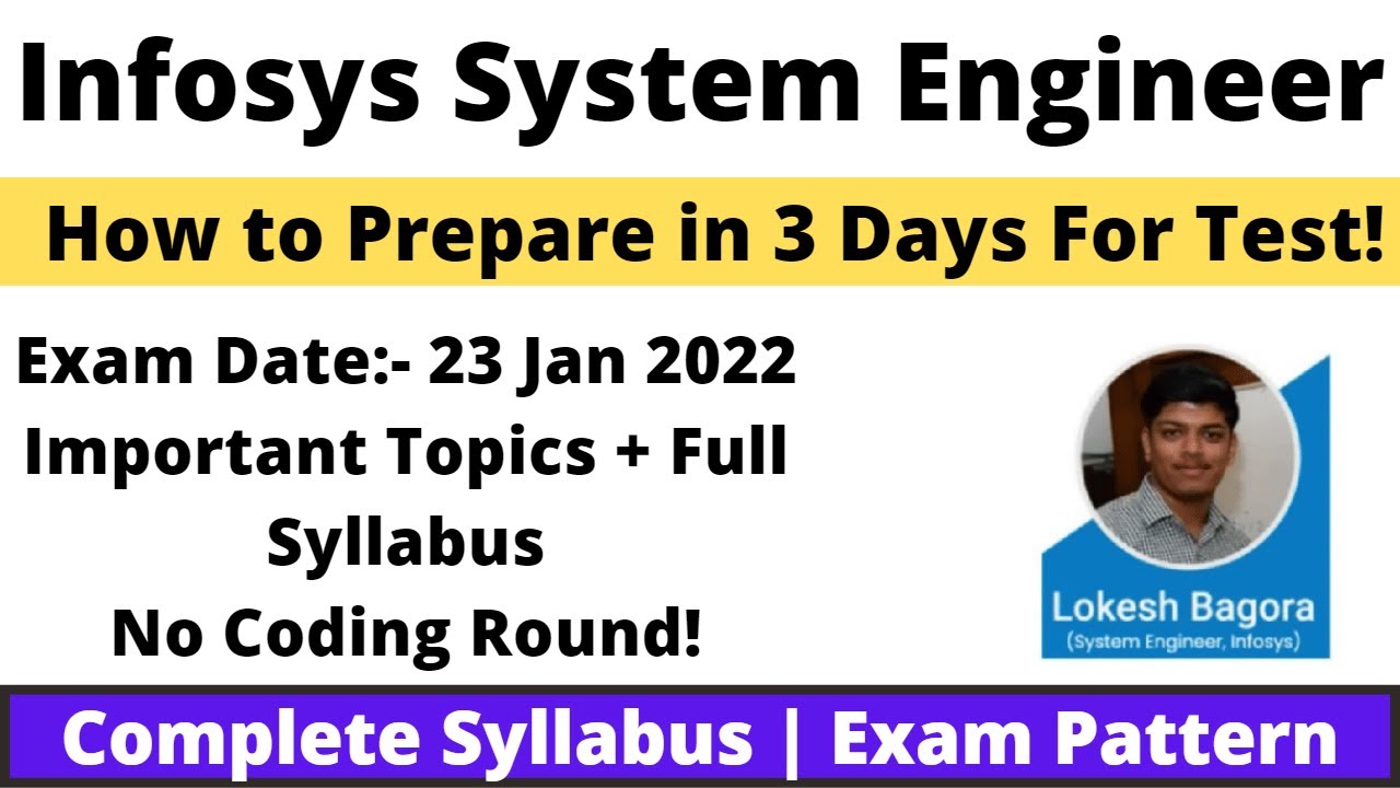 How To Prepare For System Engineer Exam 2022 In 3 Days No Coding Round Full Syllabus how-to-prepare-for-system-engineer-exam-2022-in-3-days-no-coding-round-full-syllabus