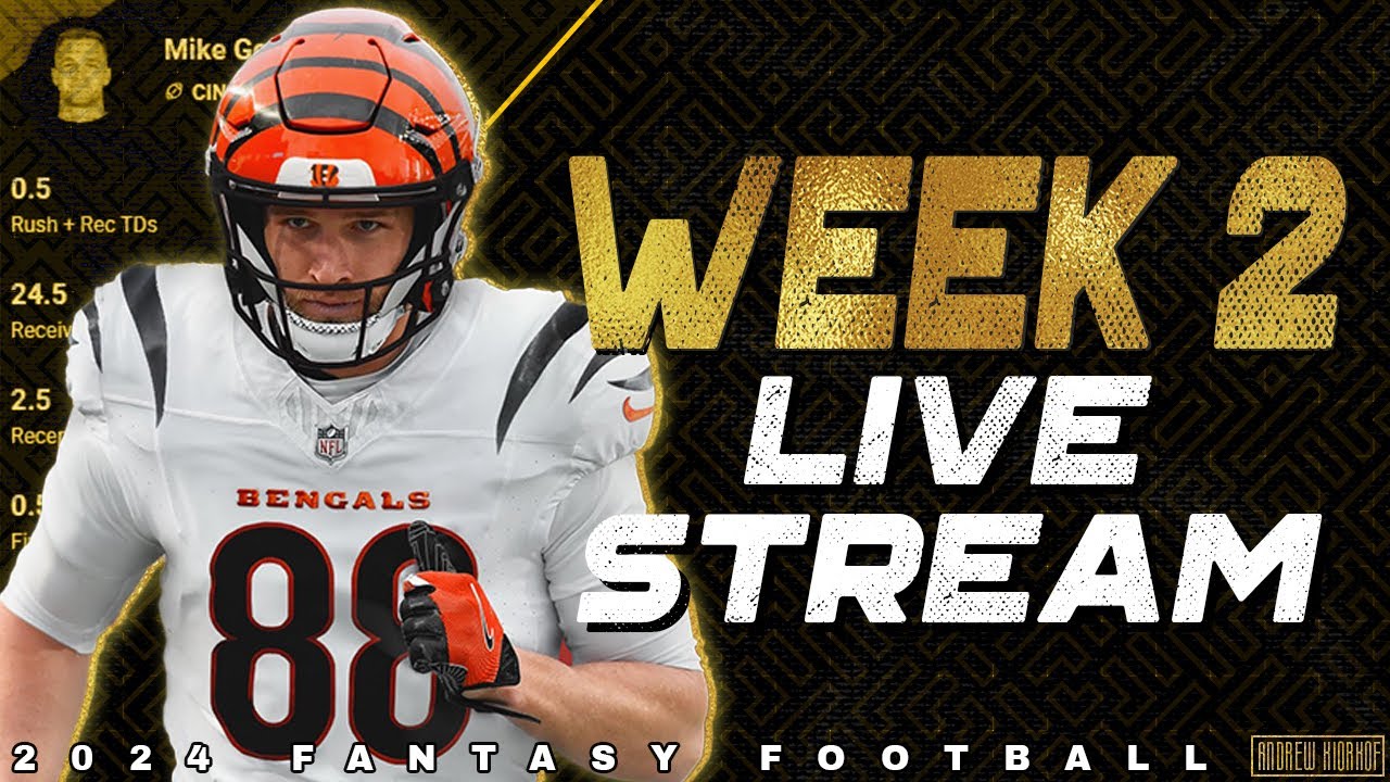 Week 2 Live Stream Q&A - 2024 Fantasy Football - YouTube
