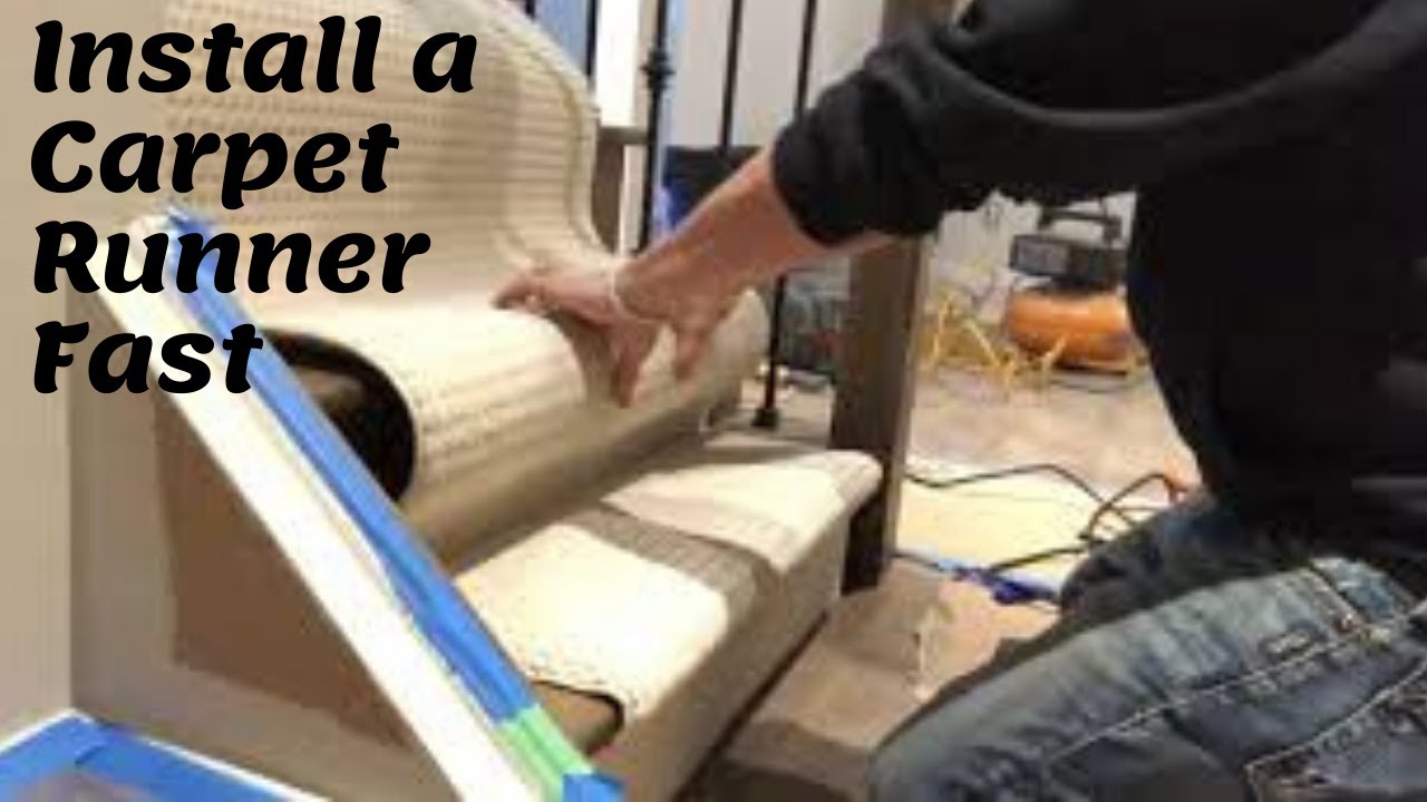 Fitting a Carpet Runner Fast and Easy - YouTube