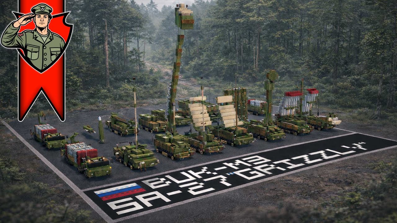 Minecraft - Buk-M3 (NATO: SA-27 Grizzly) Surface-to-Air Missile Battery ...