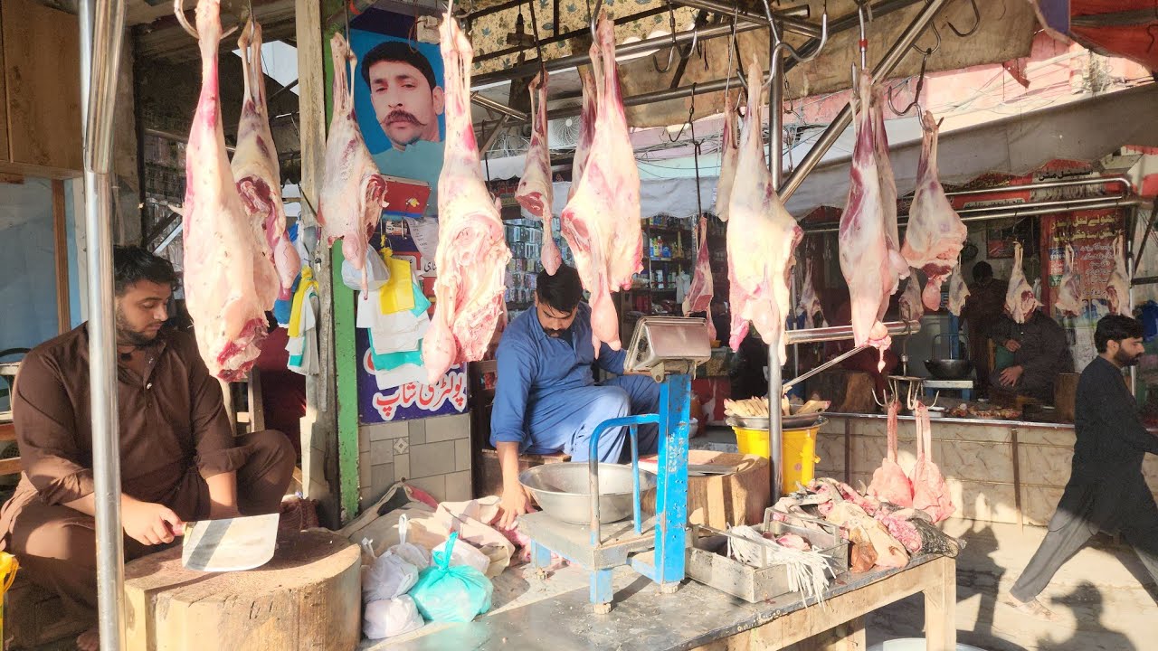 Amazing whole mutton cutting by expert butcher|mutton cutting skills ...