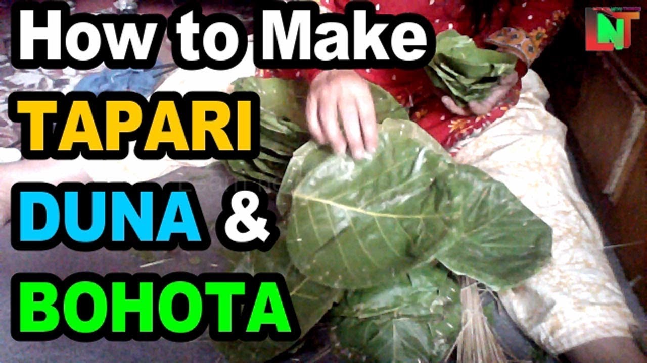 How to make Tapari Duna and Bohota in your home with easy steps by ...