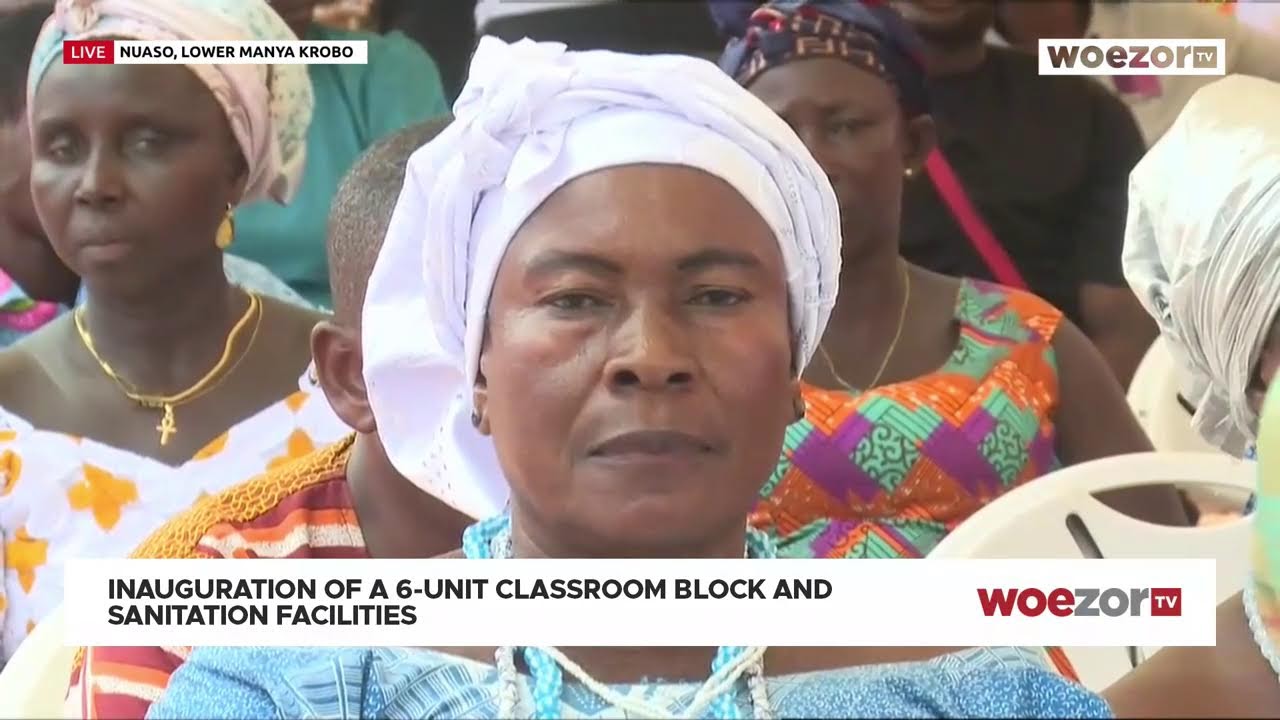 LIVE FROM NUASO | Inauguration of a 6-Unit Classroom Block with ...