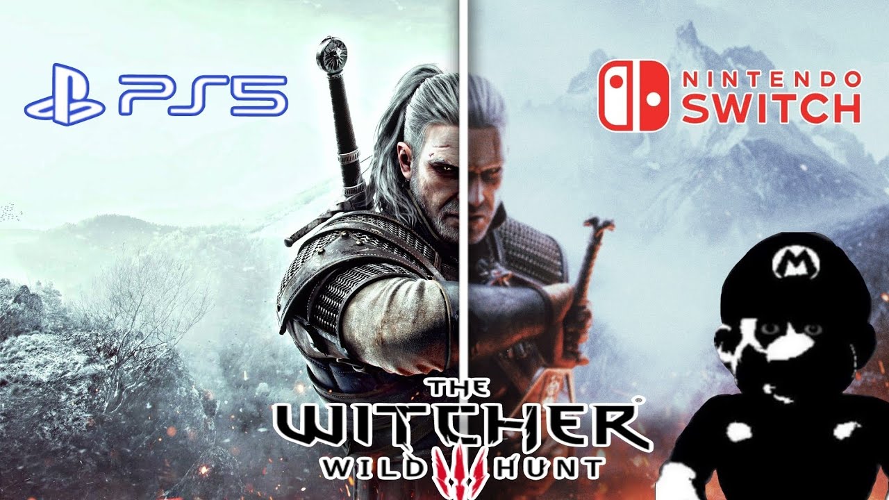 Como se ve THE WITCHER III en PS5 vs SWITCH 😥 / Diferencias Gráficas ...