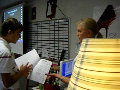 Aaron Pissing off the teacher...