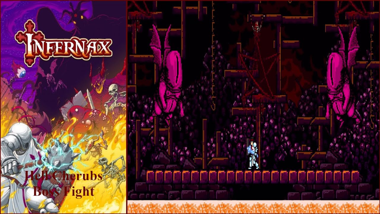 Infernax - Hell Cherubs Boss Fight - YouTube