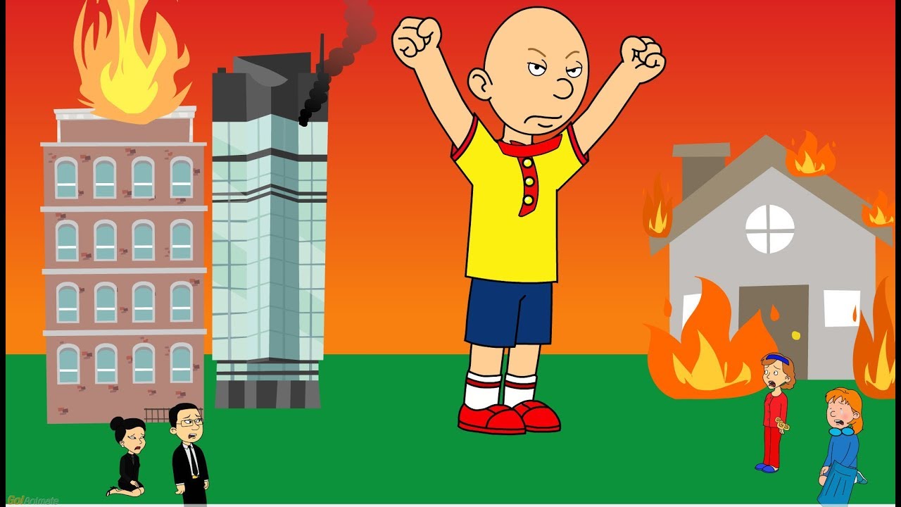 Caillou misbehaves in Japan/grounded - YouTube