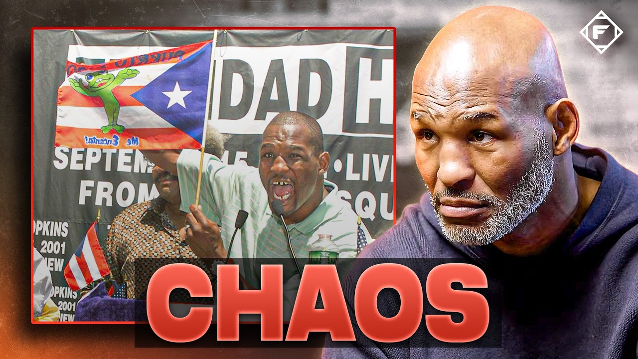 Why Bernard Hopkins threw the Puerto Rican Flag on the ground in front ...
