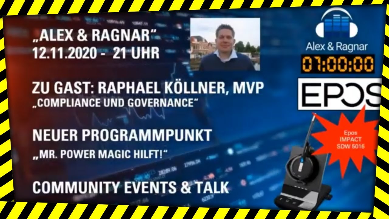 "Alex & Ragnar" mit Raphael Köllner zu "Teams Compliance und Governance ...