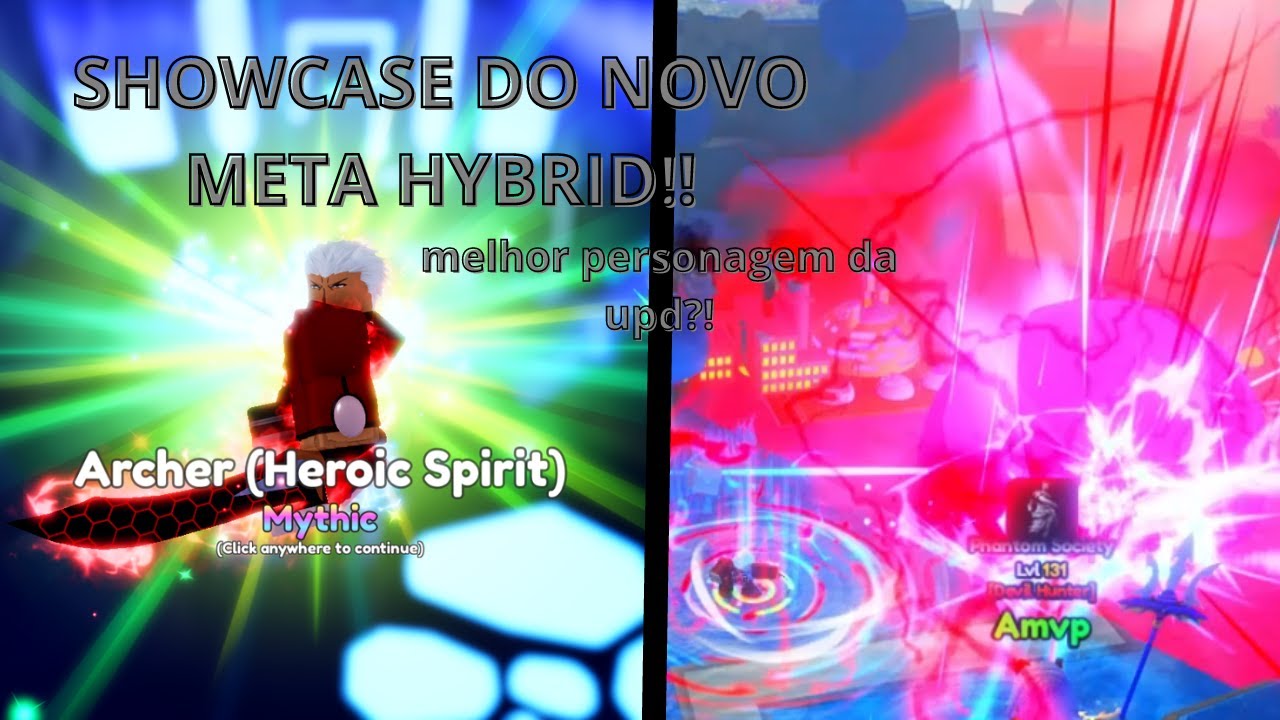 Showcase Do Novo Meta Hybrid Archer!! Anime Adventures! - YouTube