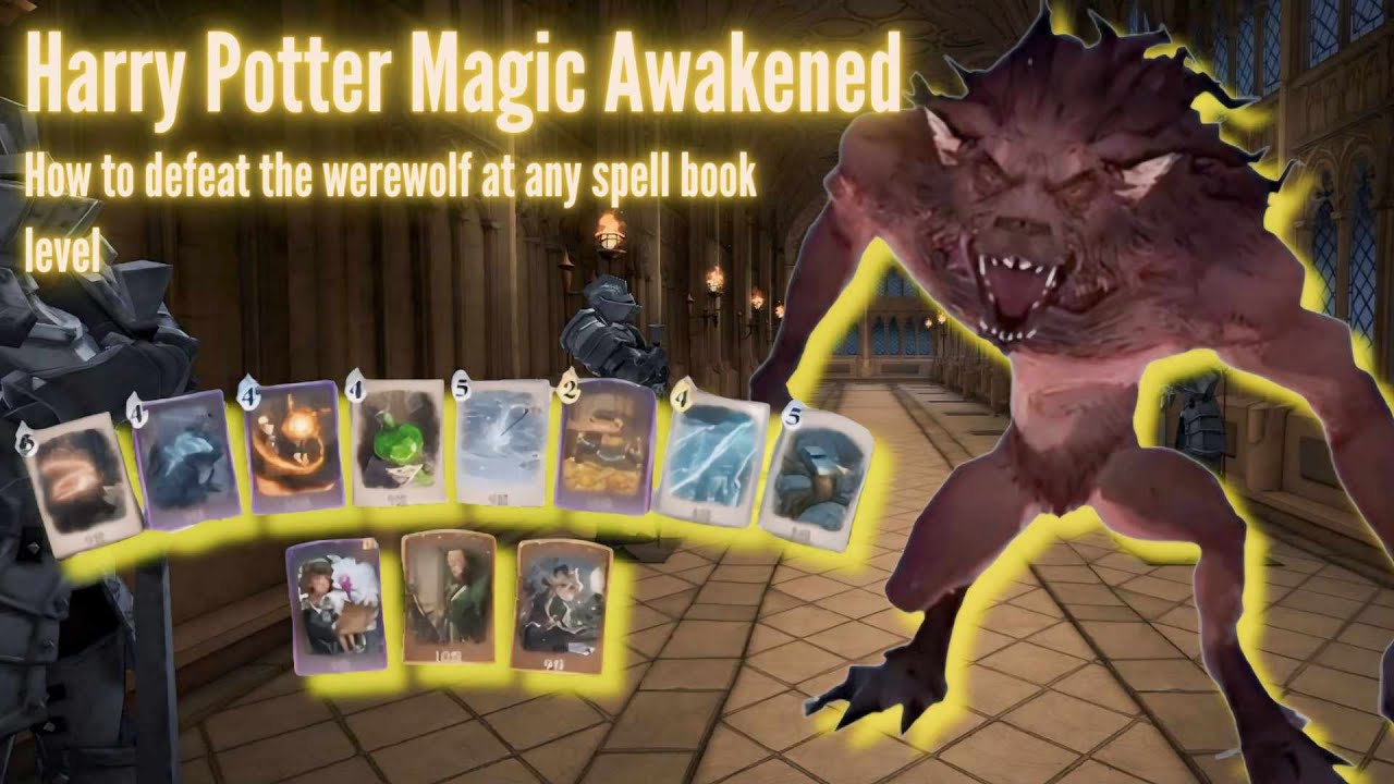 Harry Potter Magic Awakened (HPMA): Defeat Werewolf at any Spell Book ...