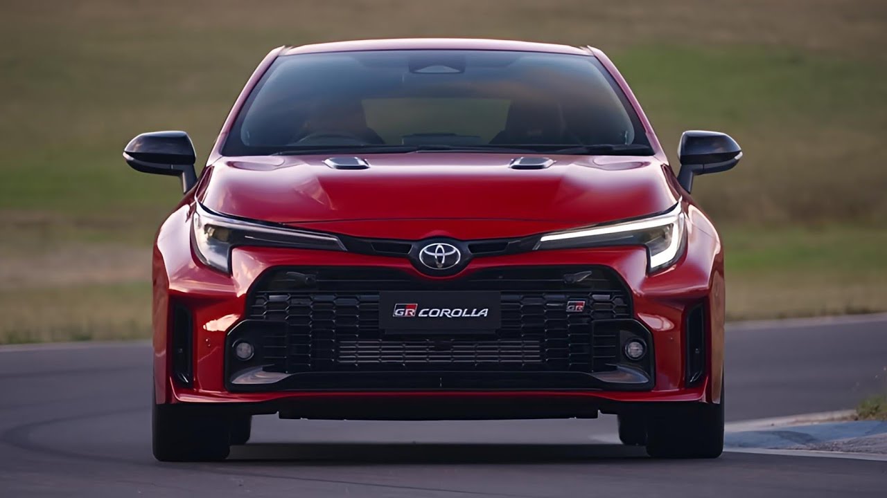 New 2023 Toyota GR Corolla GTS in beautiful Red colour! - YouTube