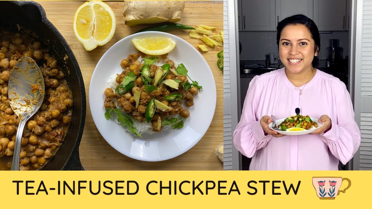 Chickpea Stew | Chana Masala Cooked with Tea Recipe - YouTube