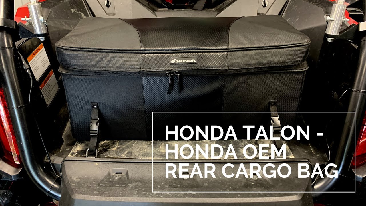 Honda Talon - Honda OEM Rear Cargo Bag - YouTube